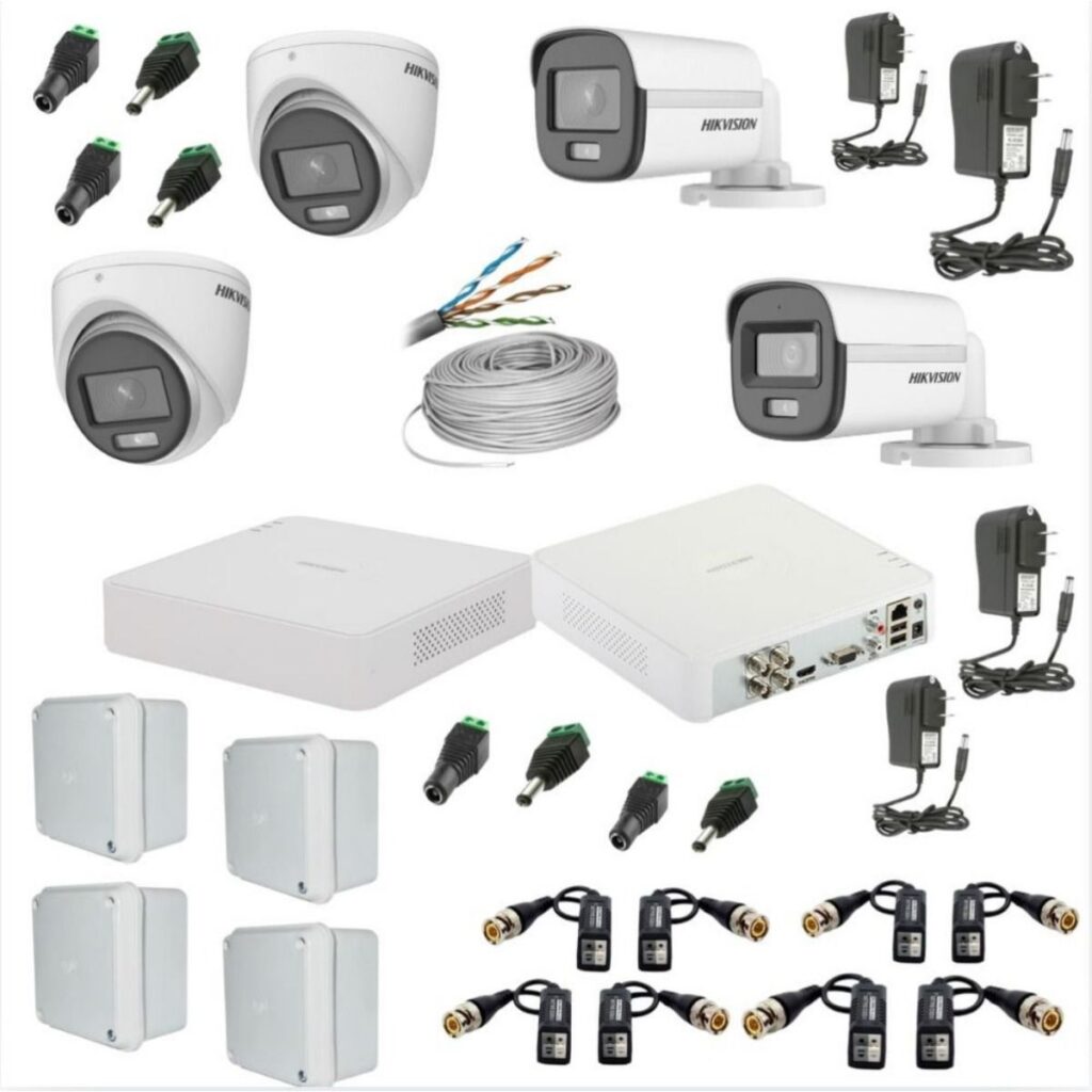 Kit Hikvision DVR 8ch + 8 Cámaras 1080p + Cable | Grupo Control